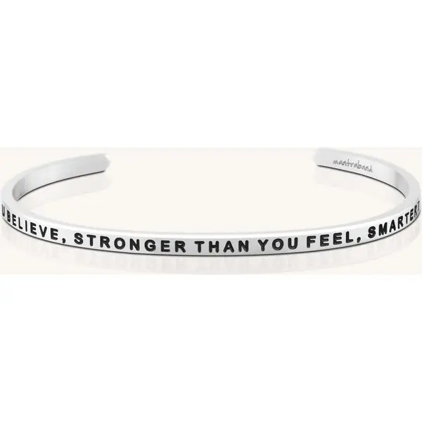 MANTRA Braver, Stronger Cuff - Silver