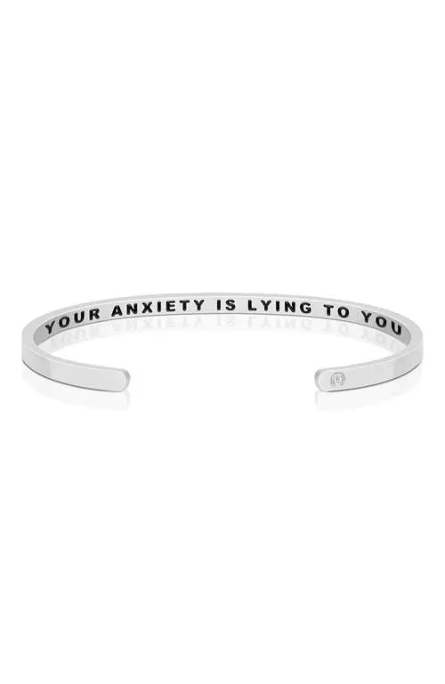 MANTRA Anxiety Cuff Bracelet