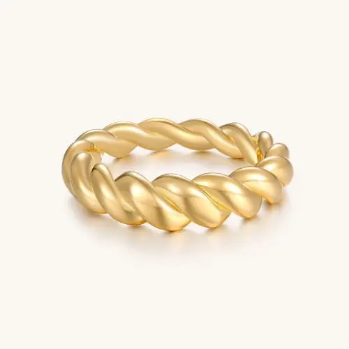 MANTRA Journey Ring - Yellow Gold