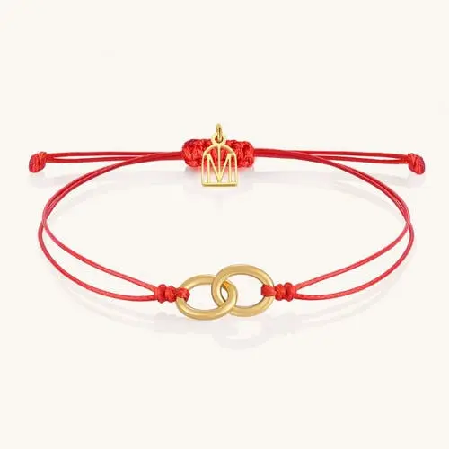 MANTRA Thread Of Friendship Set Of 2 Bracelets - Gold