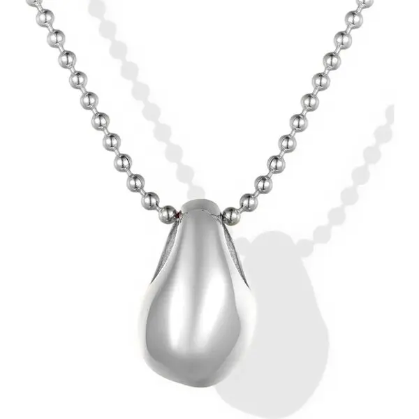 MANTRA Calm Stone Necklace - Silver