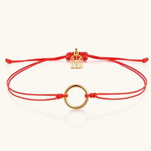 MANTRA Thread Of Unity My Circle Bracelet - Yellow Gold