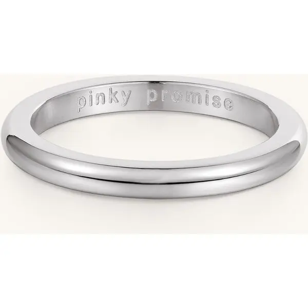 MANTRA Pinky Promise Ring - Silver