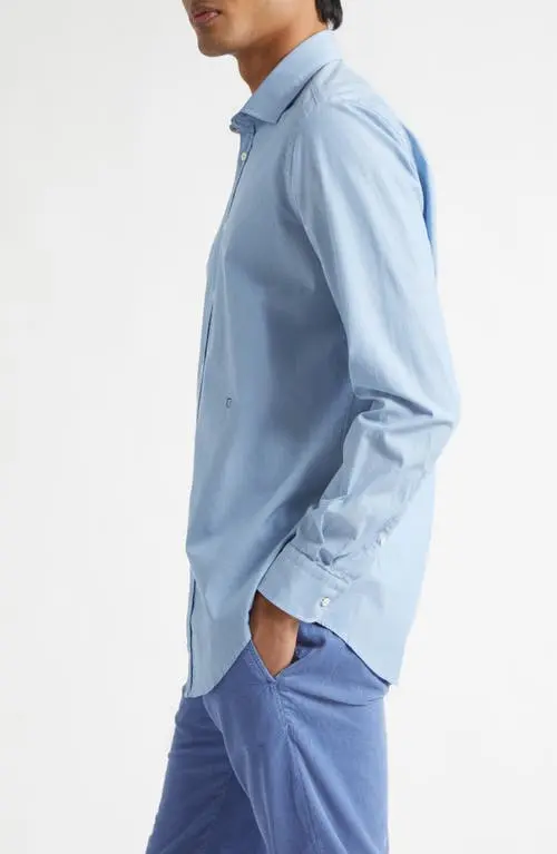 Massimo Alba Genova Classic Button-up Shirt - Azzurro