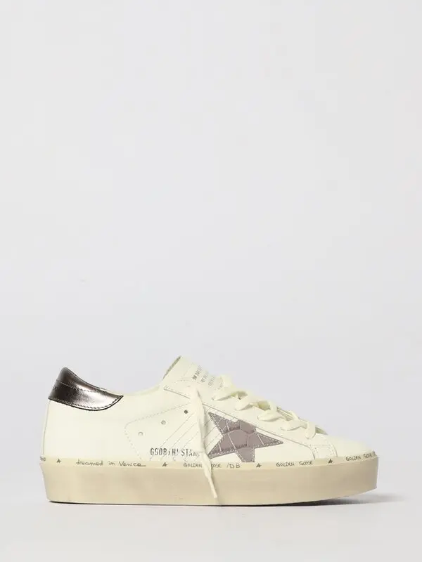 GOLDEN GOOSE Lace Up Platform Sneakers - Grey