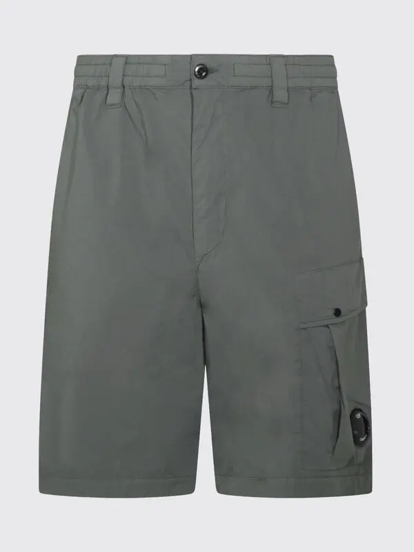 C.P. COMPANY Stretch Cotton Blend Cargo Shorts - Green