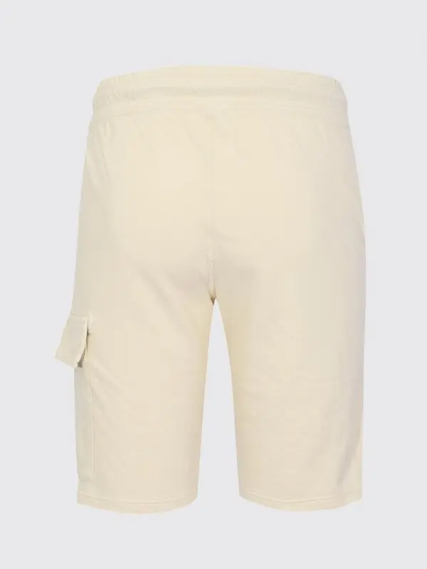 C.P. COMPANY Cotton Cargo Shorts With Drawstring - Ice