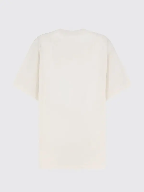 Y3 Relaxed Fit Cotton T-shirt With Tone-on-tone Printed Logo