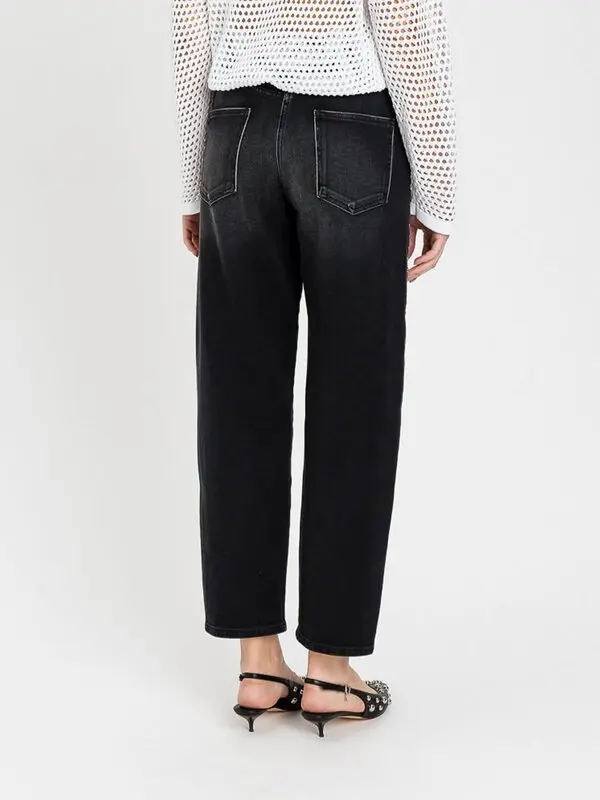 TWINSET Studded Denim Straight Jeans