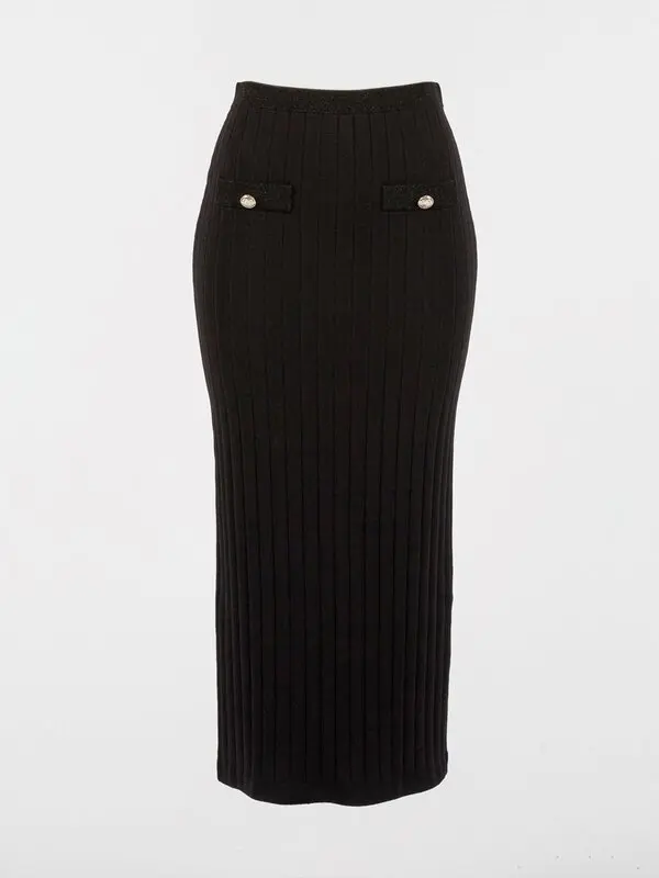 TWINSET Knit Midi Skirt