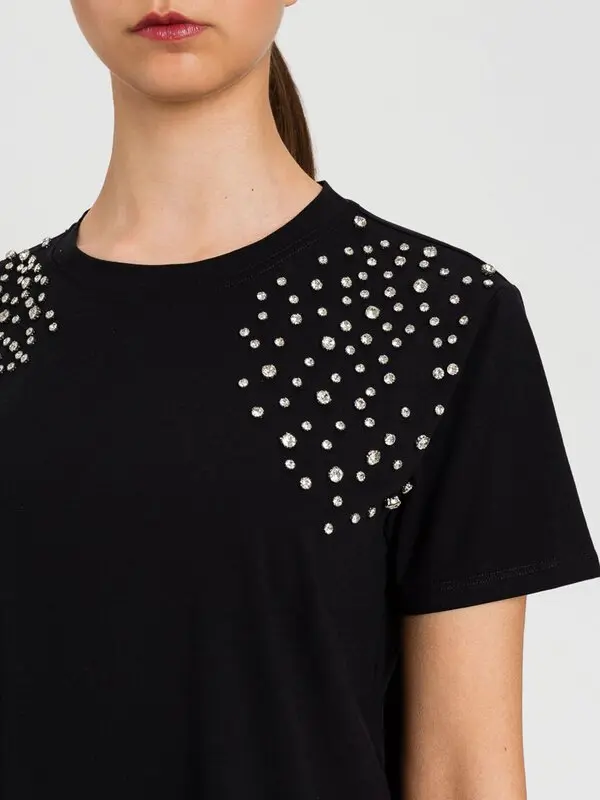 TWINSET Embellished Cotton T-shirt