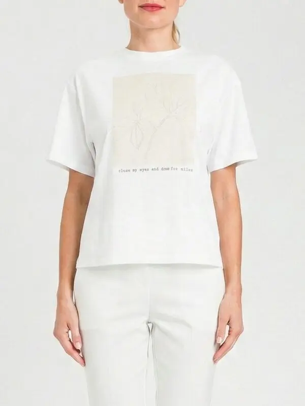 TWINSET Graphic T-shirt - Ivory