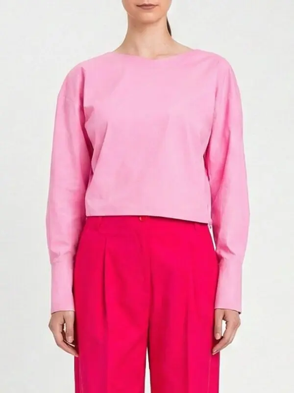 TWINSET Stretch Cotton Blouse