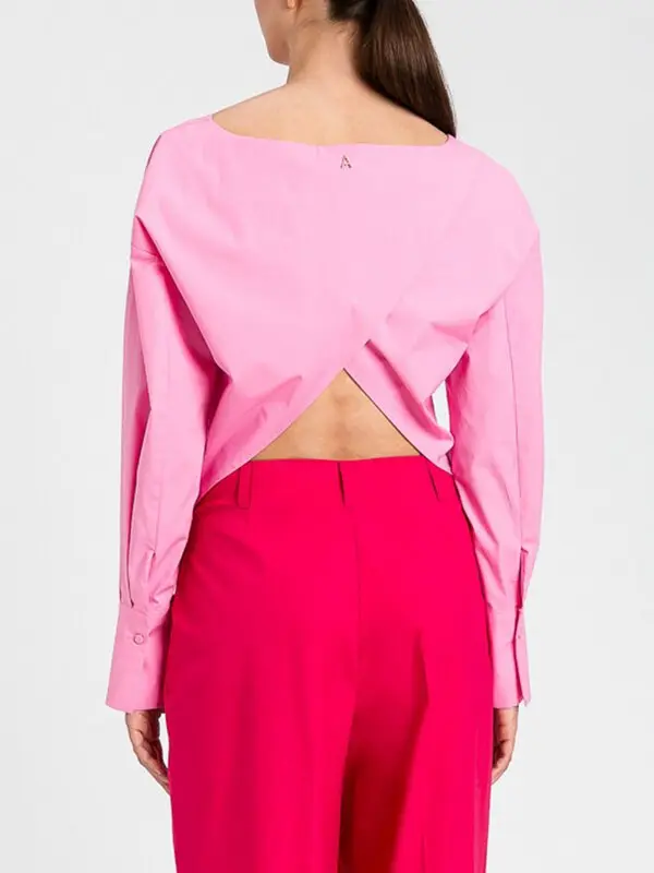 TWINSET Stretch Cotton Blouse