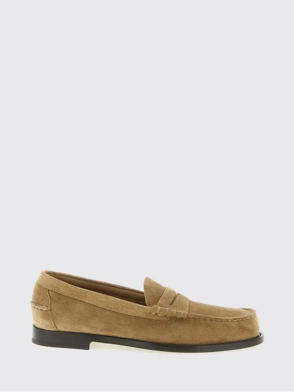 Church's Suede Calfskin Loafers - Beige