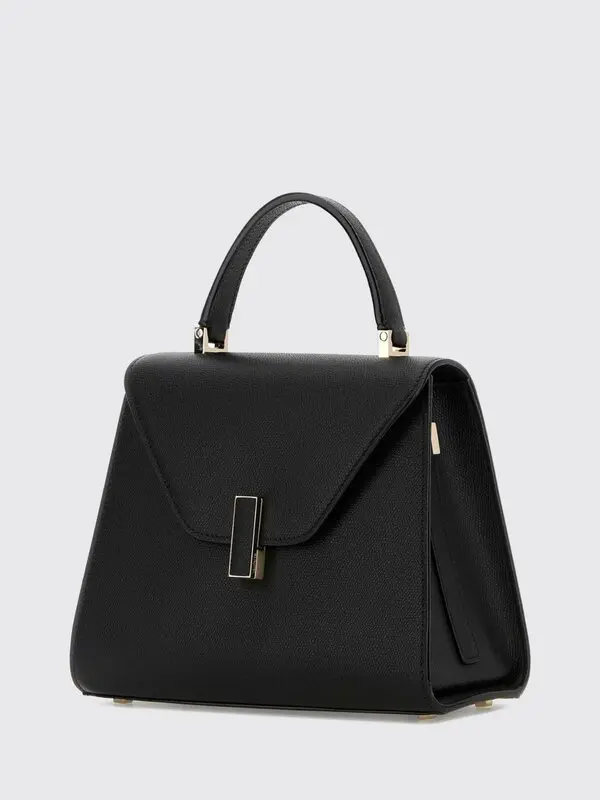 VALEXTRA Iside Medium Grained Leather Bag - Black