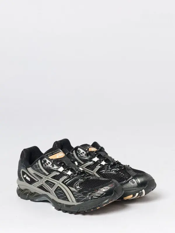 Asics Athletic Lace-up Sneakers - Black