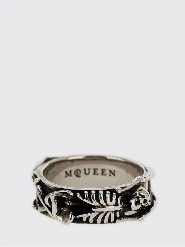 Alexander McQueen Band Ring - Silver
