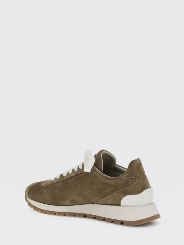 Brunello Cucinelli Suede Sneakers - Mud