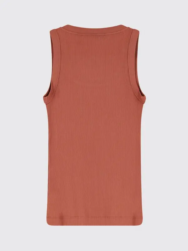Brunello Cucinelli Ribbed Tank Top With Trim Detail