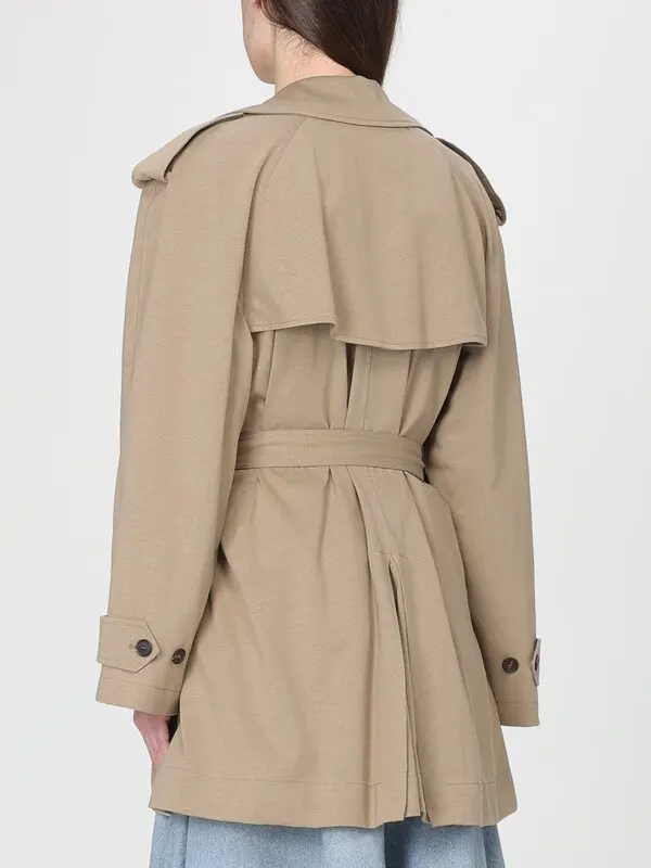 Balenciaga Belted Trench Coat - Beige