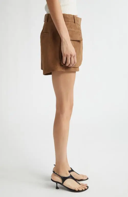 Monse Blazer-inspired Suede Shorts