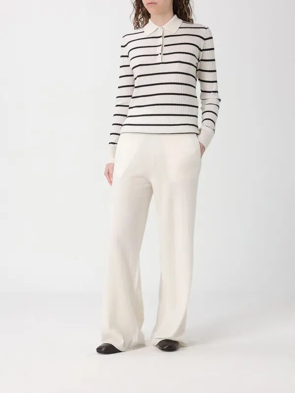 Max Mara Wide Leg Pants - White