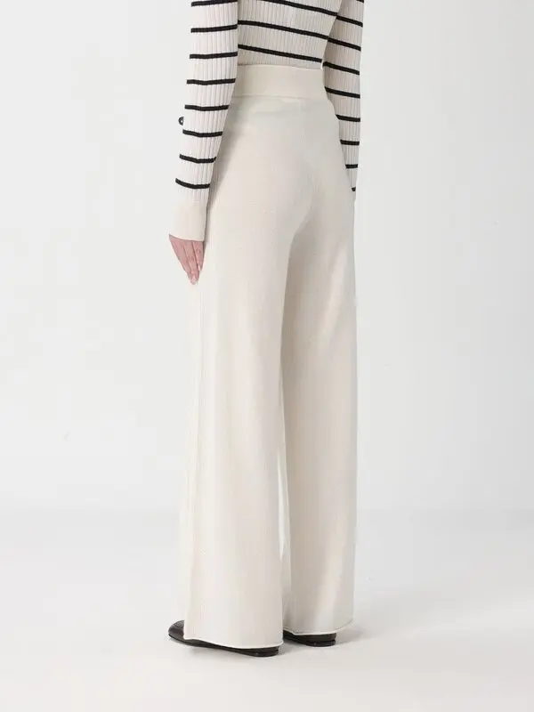 Max Mara Wide Leg Pants - White