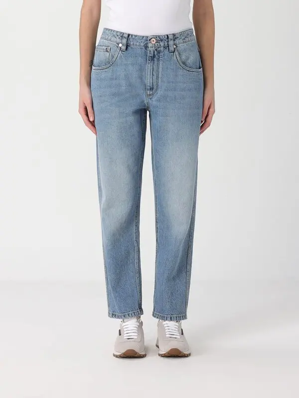 Brunello Cucinelli Straight Leg Jeans - Blue