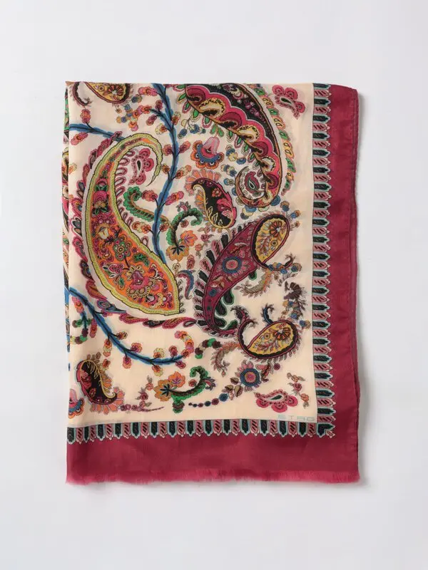 Etro Neck Scarf - Cherry