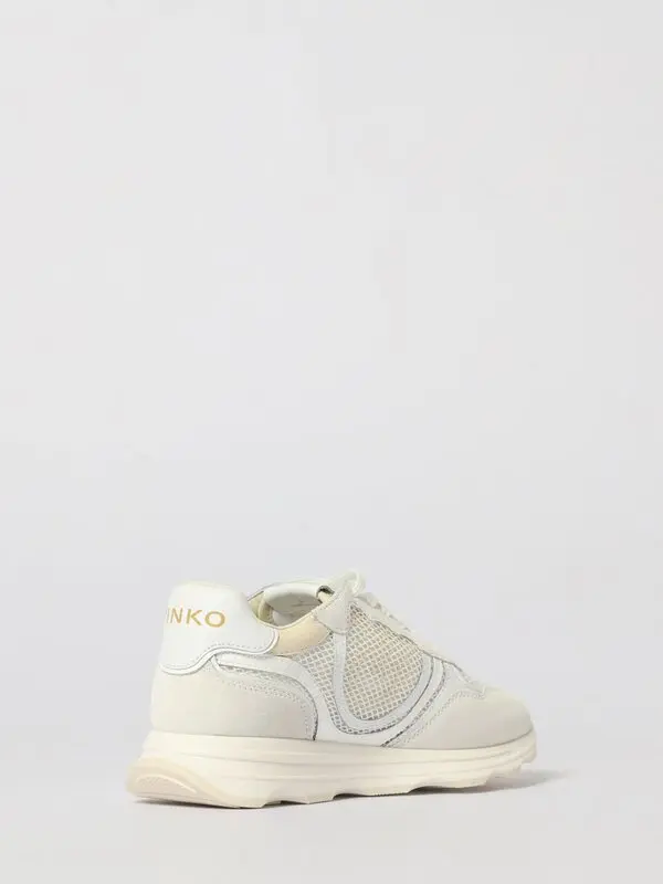 Pinko Lace-up Sneakers - White