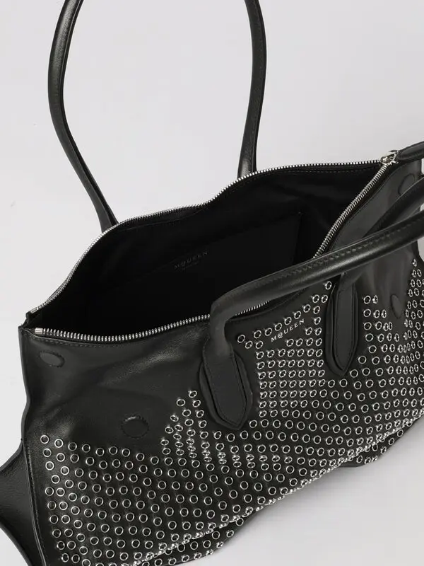 Alexander McQueen Manta Studded Leather Bag