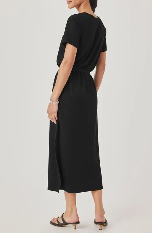 Splendid Keegan T-shirt Midi Dress - Black