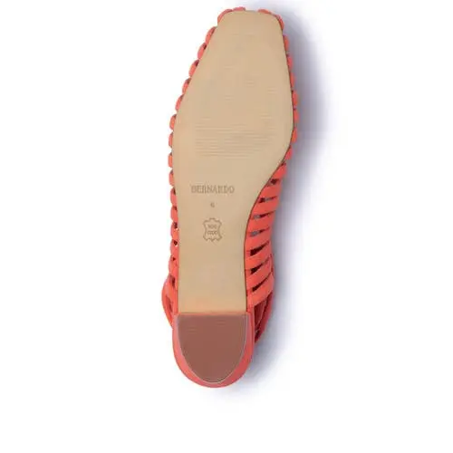 Bernardo Geneva Flat - Sunset Orange