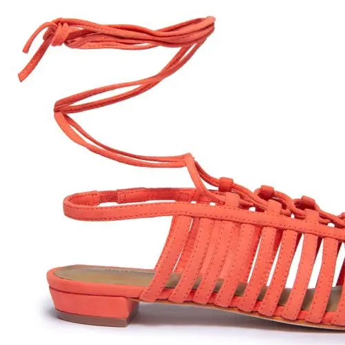 Bernardo Geneva Flat - Sunset Orange