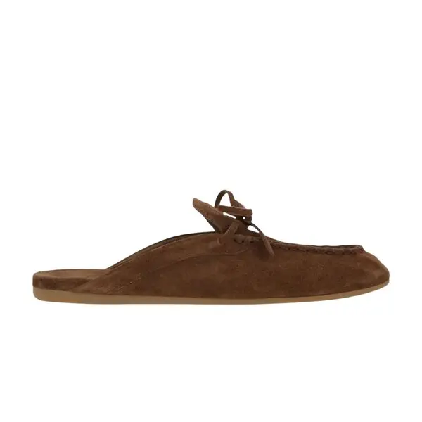 Miu Miu Open Heel Loafer - Brown