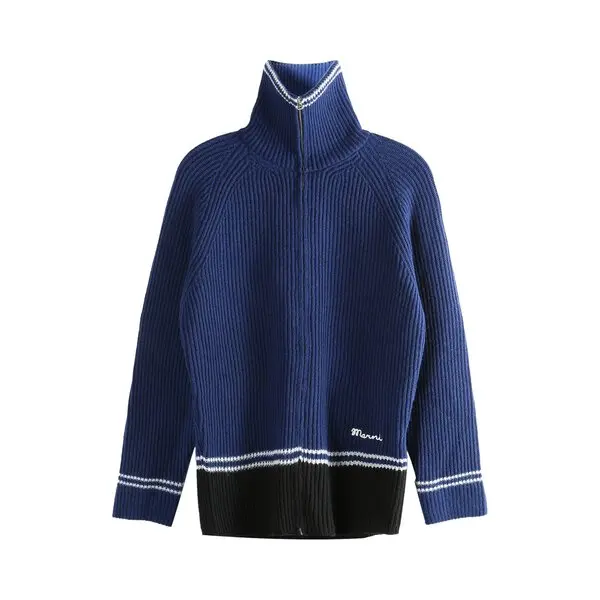 Marni Wool And Alpaca Cardigan With Applique
