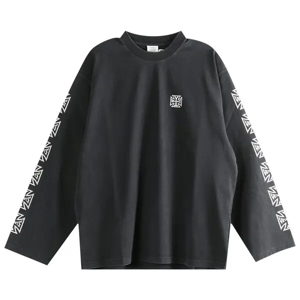 Vetements Biker Cross Sleeve Sweatshirt