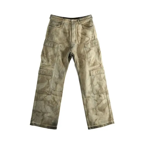 Rick Owens Double Cargo Jeans - Brown