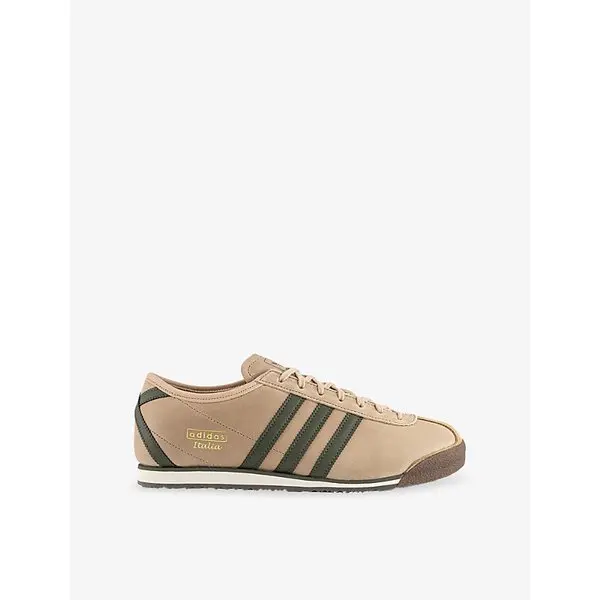 Adidas Italia 70s Suede Trainers - Cardboard Olive Strata G