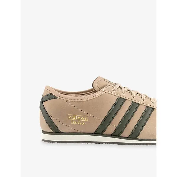 Adidas Italia 70s Suede Trainers - Cardboard Olive Strata G