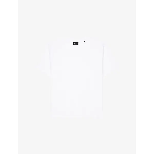 The Kooples Relaxed-fit Cotton-blend T-shirt - White