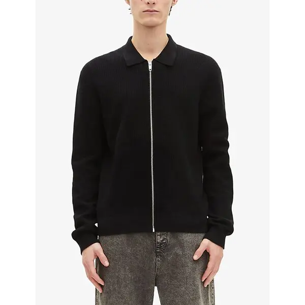 The Kooples Honeycomb Knitted Cardigan