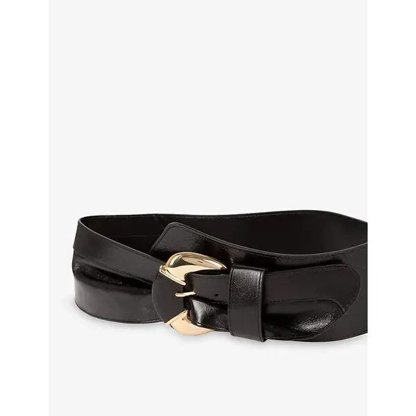 The Kooples Wide Leather Belt