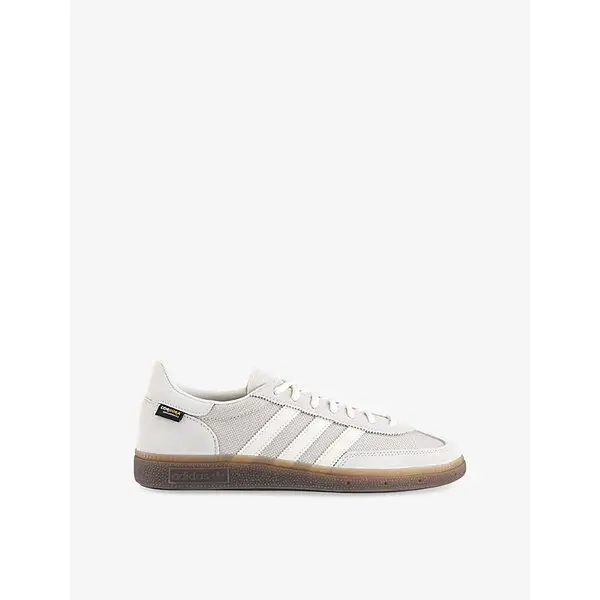 Adidas Handball Spezial Suede And Mesh Trainers - Alumina Off White Gu