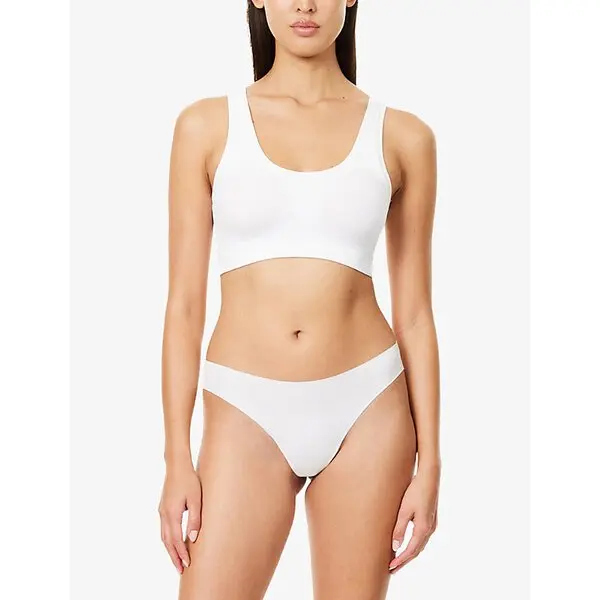 Hanro Invisible Mid-rise Stretch-cotton Thong
