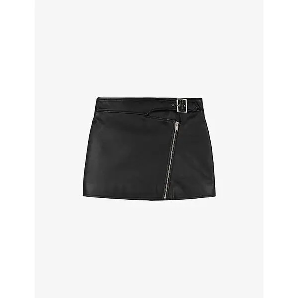 The Kooples Leather Mini Skirt