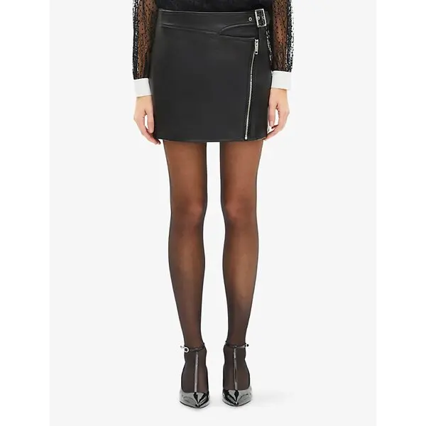 The Kooples Leather Mini Skirt
