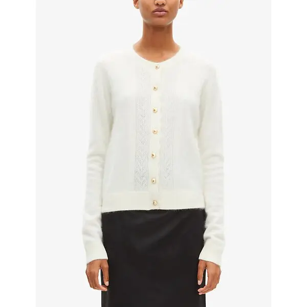 The Kooples Round-neck Cashmere Cardigan