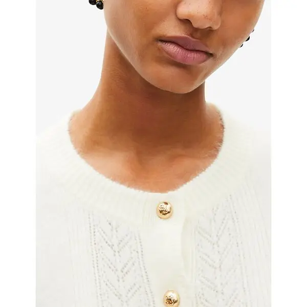 The Kooples Round-neck Cashmere Cardigan